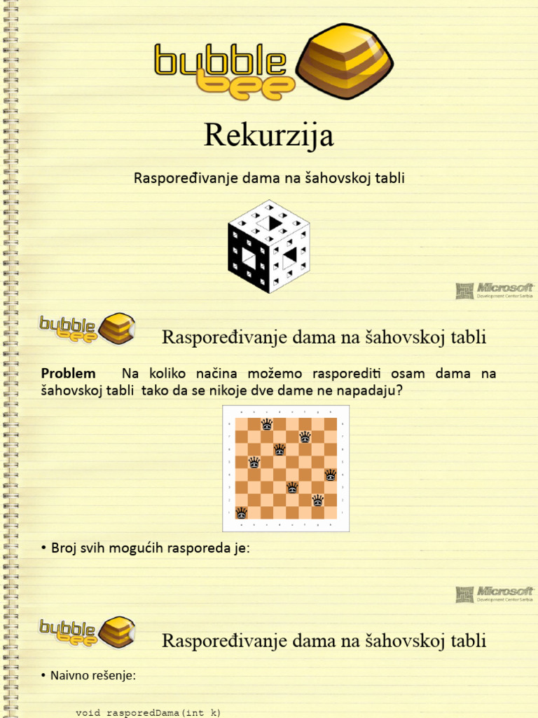 Lekcija 3 - Rasporedjivanje Dama | PDF