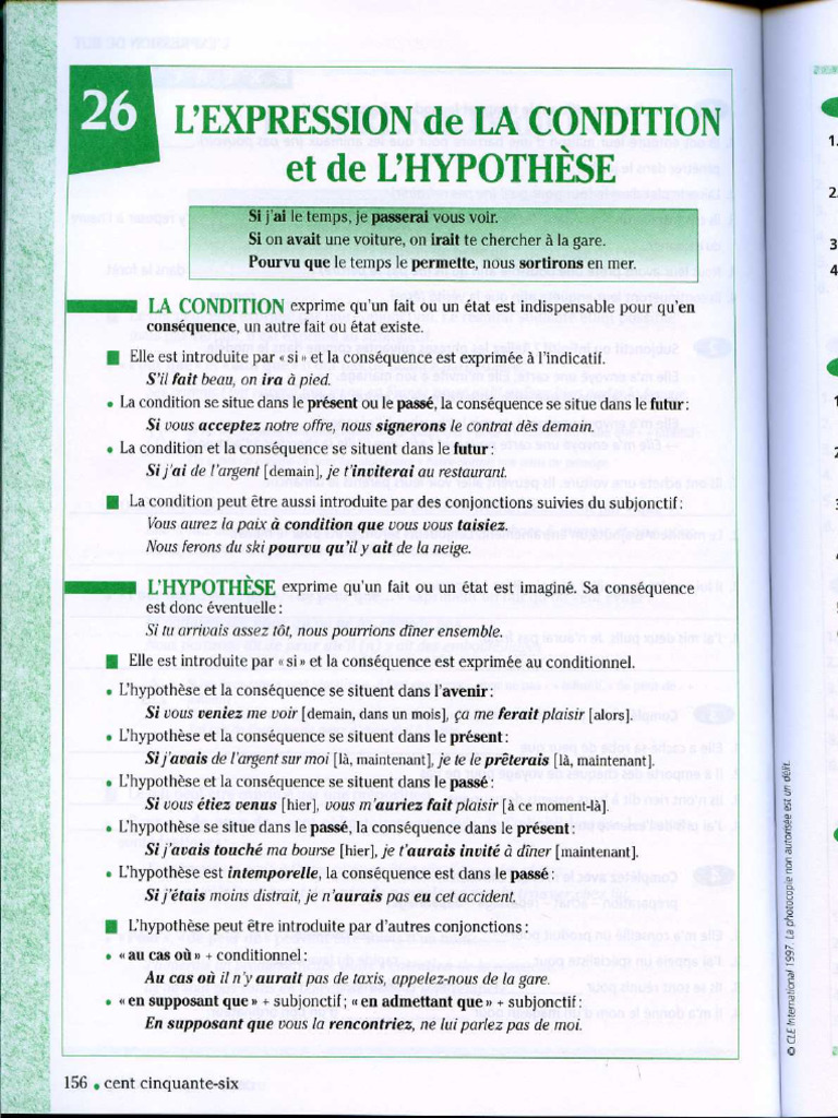 L'expression de La Condition Et de L'hypothèse | PDF