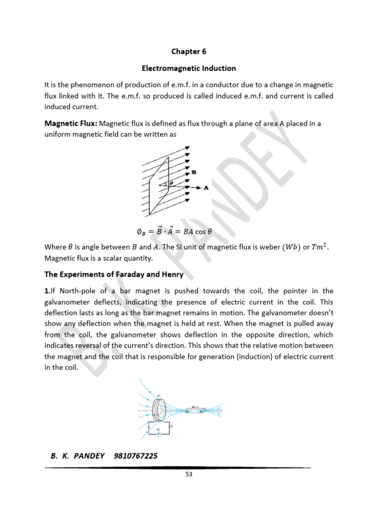 Chapter 6-converted | PDF | Electromagnetic Induction | Inductance