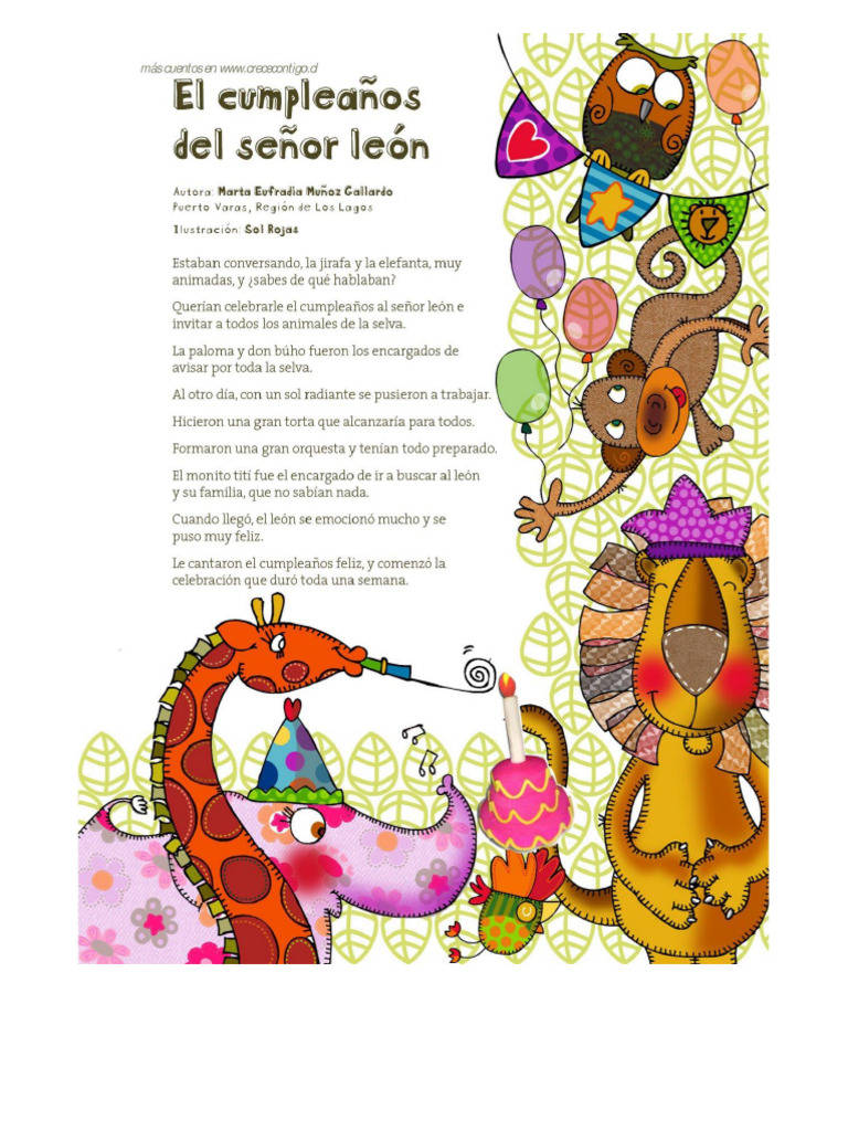 Cuento Leon | PDF
