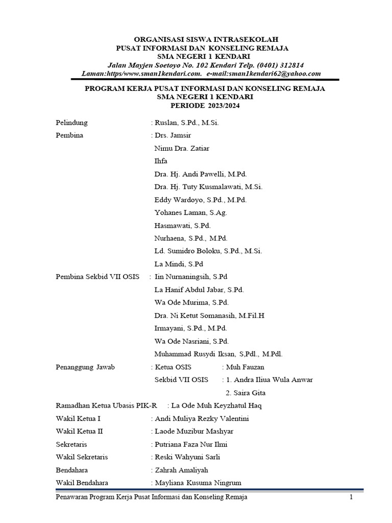 PROPOSAL PENAWARAN PIK-R 23-24 Acc | PDF