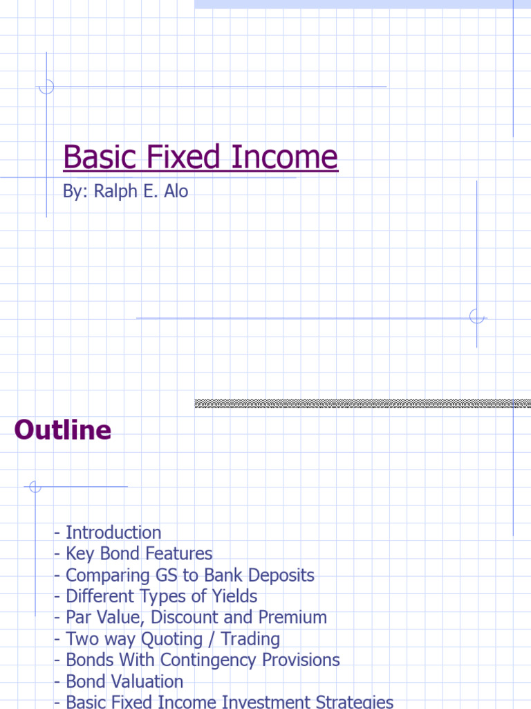 Fixed Income Lecture TIFP 2024 FINAL | PDF | Bonds (Finance) | Yield (Finance)