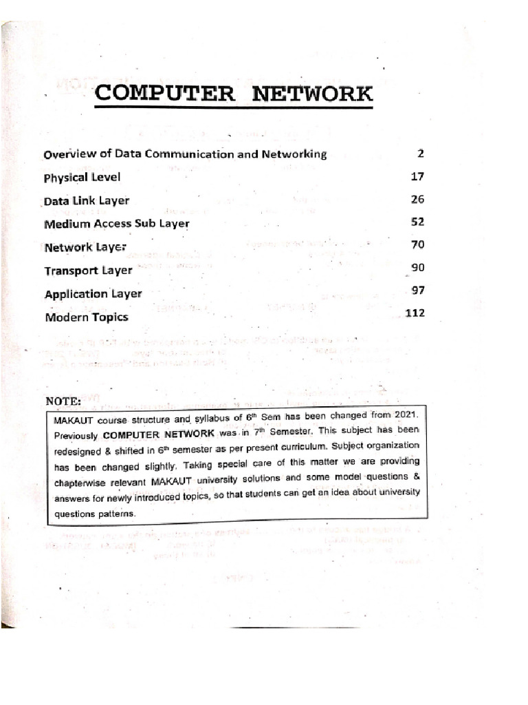 Computer Network (Organizer) - 1 | PDF