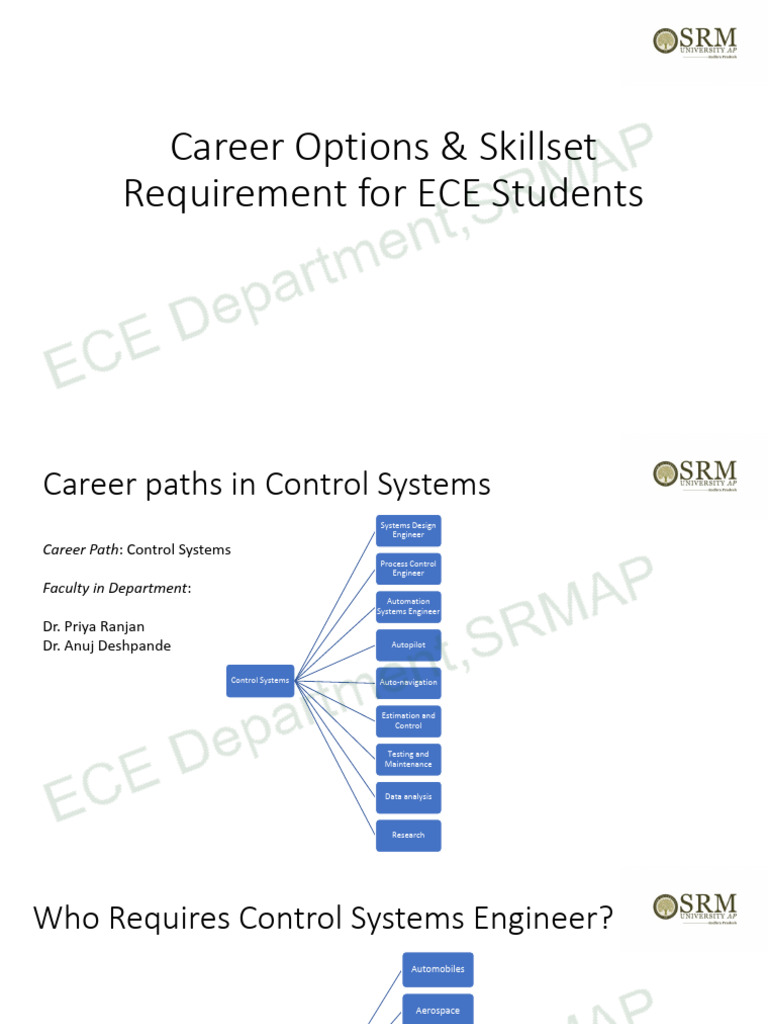 ECE Career Paths and Skill Requirements | PDF | Hardware Description ...