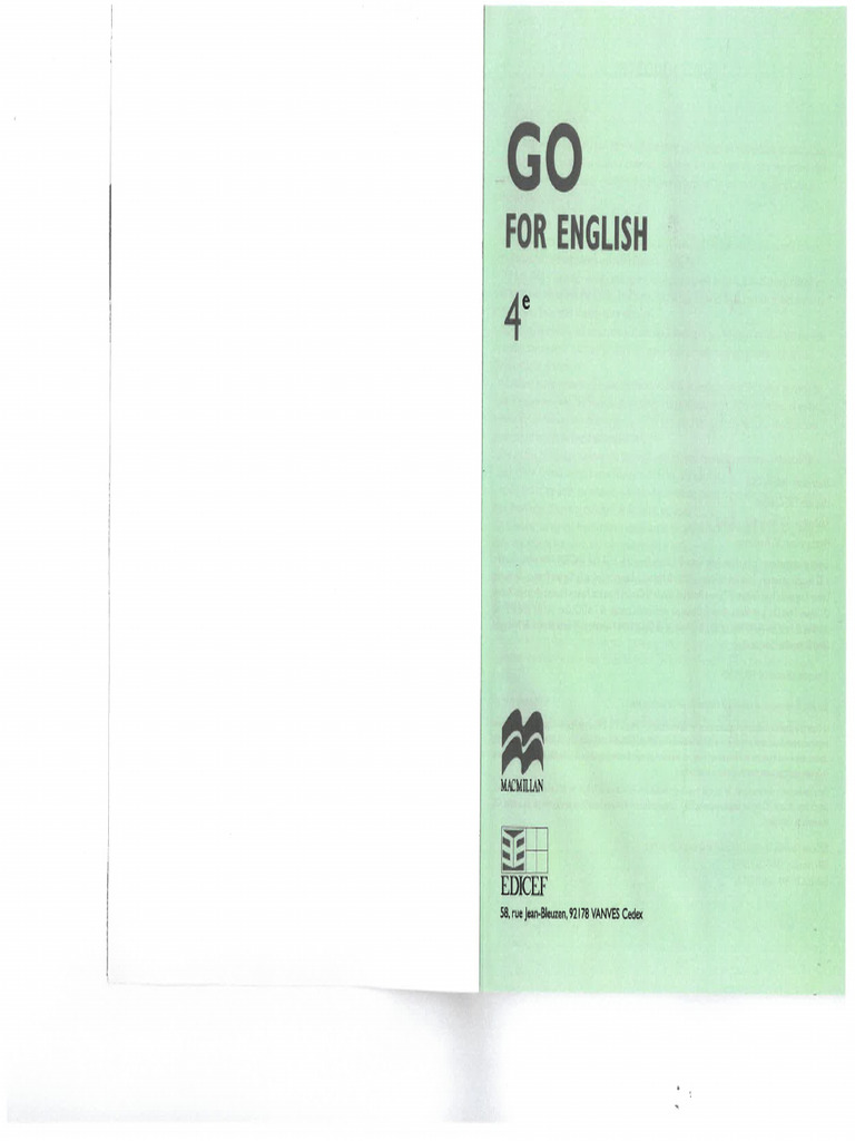 Go For English 4e | PDF