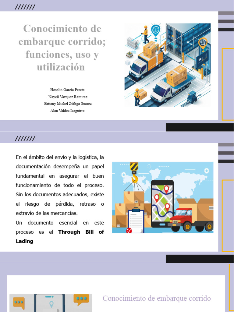 Conocimiento de Embarque | PDF | Logística | Guía de carga