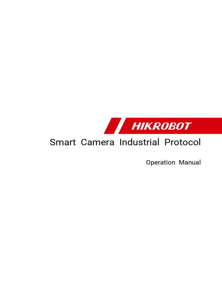 UD26475B - Smart Camera Industrial Protocol Operation Manual - V1.0.0 - 20220909 | PDF ...