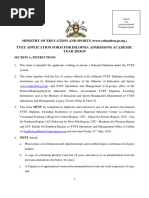 TVET Application | PDF | Identity Document | Diploma