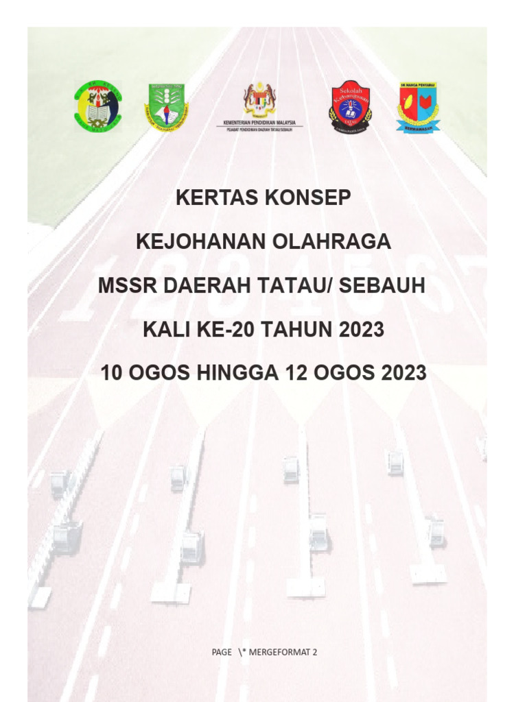 Kejohanan Olahraga MSSR 2023 Tatau/Sebauh | PDF