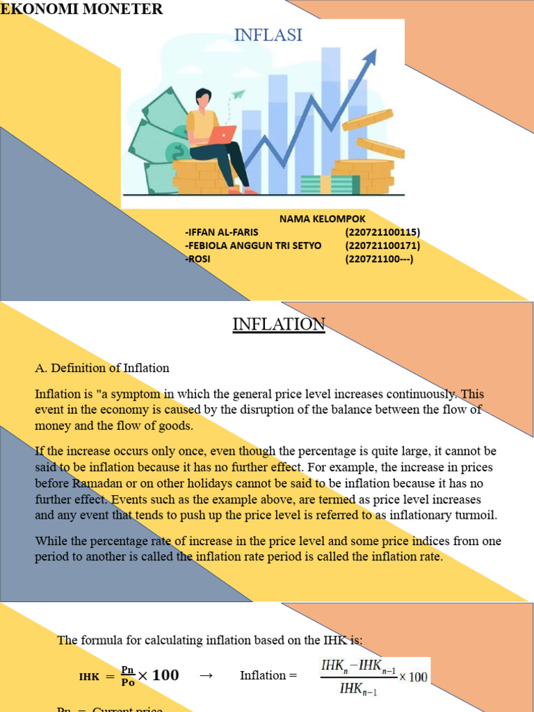 Inflasi - Ekonomi Moneter | PDF | Inflation | Monetary Policy