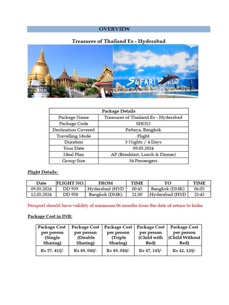 Thailand | PDF | Pattaya | Lunch