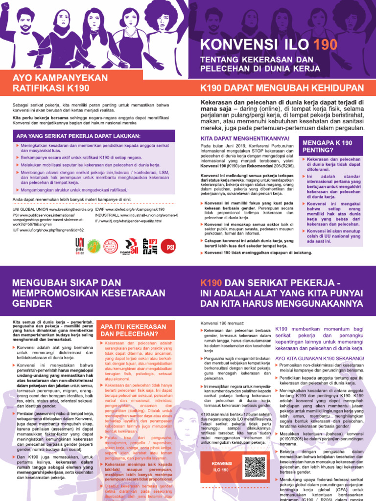 Flyers Ilo Convention 190-Indonesia | PDF