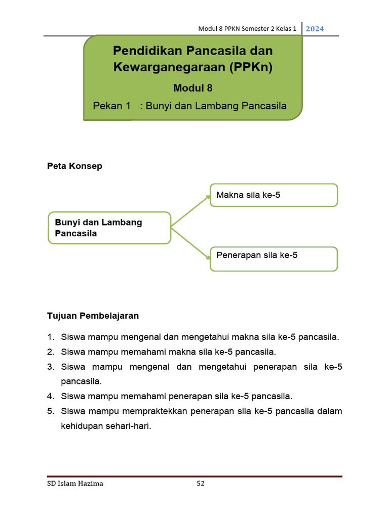 Modul 8 PPKN 2023-2024 | PDF