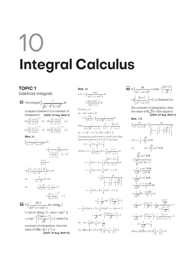 Integral Calculus | PDF | Mathematics | Mathematical Analysis