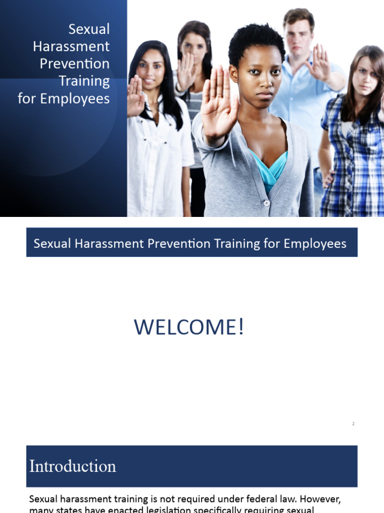 Presentationsppt Sexual Harassment Prevention Training For Employees