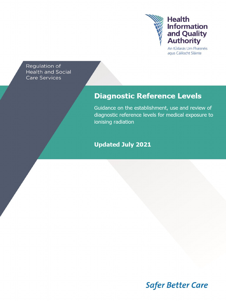 Diagnostic-Reference-Levels_Undertaking-guidance | PDF | Radiography ...