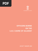 Gujarat IAS Officers List 2025 | PDF