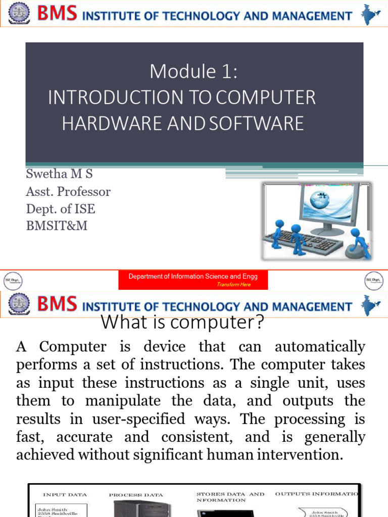Computer Hardware and Software BMS | PDF | Byte | Random Access Memory