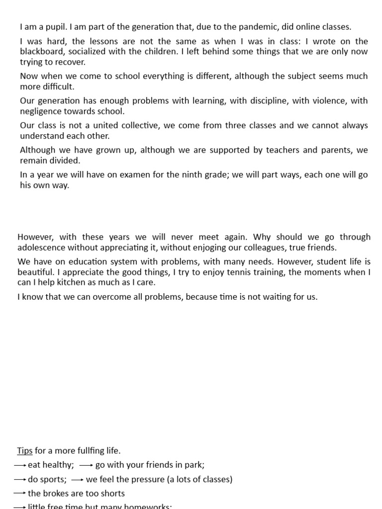 Proiect Engleza | PDF | Homework