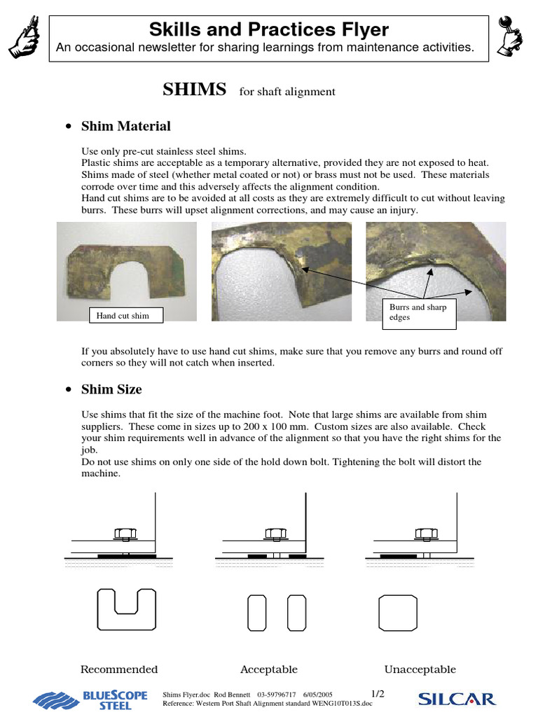 Shims | Download Free PDF | Screw | Corrosion