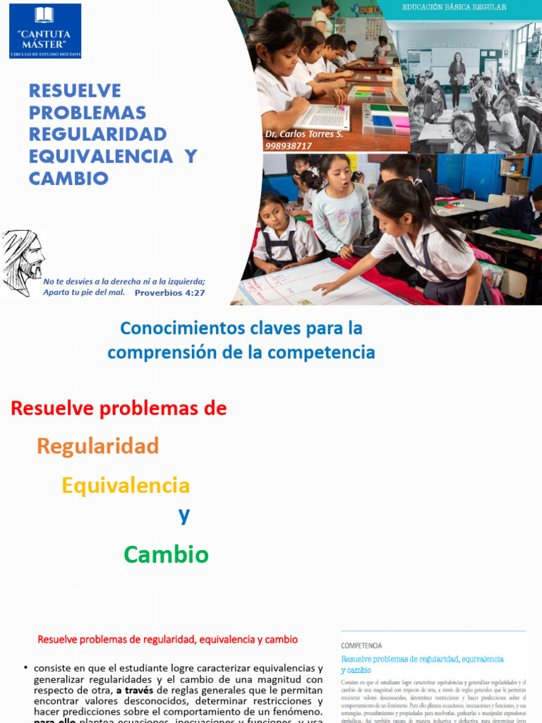 Resuelve Problemas de Regularidades Equivalencia y Cambio 10 Febrero ...