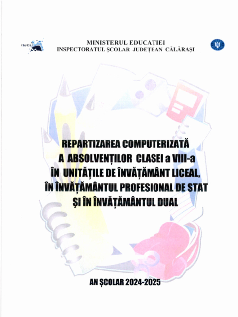 Brosura Admitere 2024 - 2025 | PDF