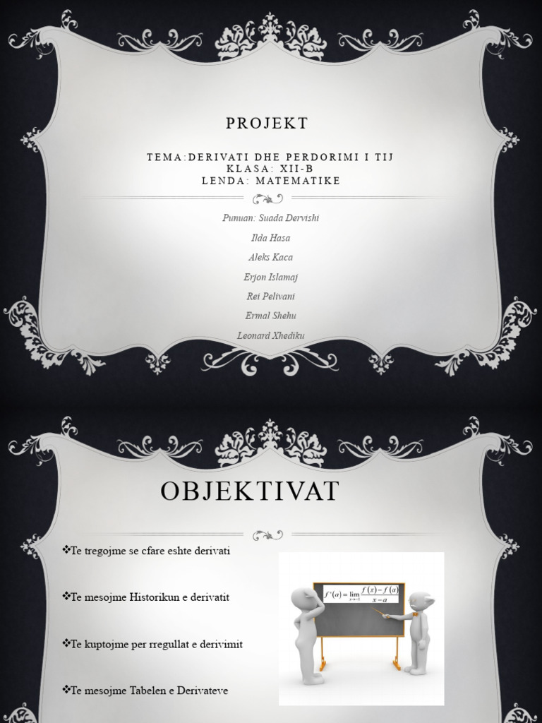 Derivati Dhe Perdorimi | PDF