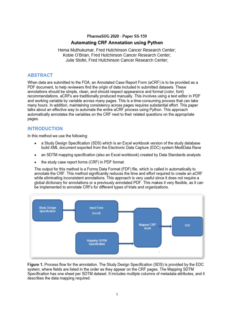 PharmaSUG 2020 SS 159 | PDF | Data | Software Engineering