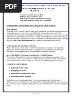 Std 10 Water Security Project Guide | PDF