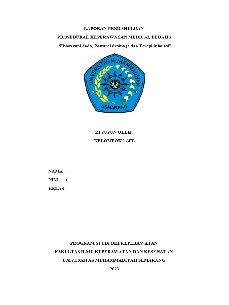 Fisioterapi Dada untuk Anak: Teknik dan Prosedur | PDF