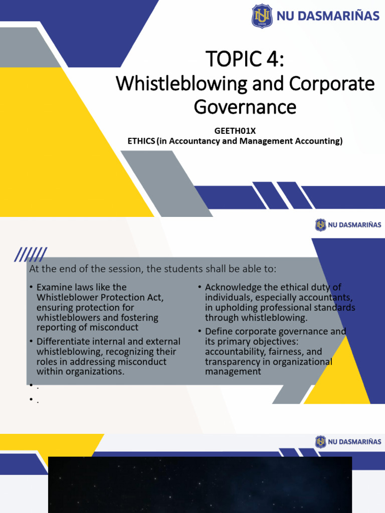 Topic 4 | PDF | Corporate Governance | Governance