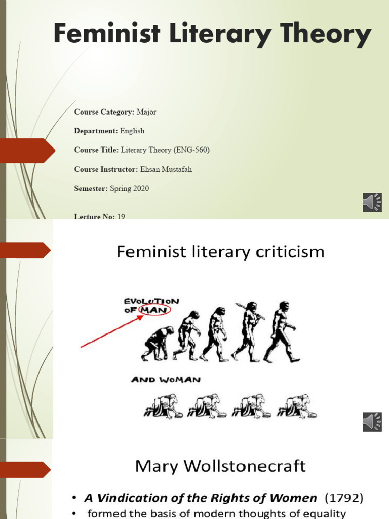 Lecture 19 Feminist Literary Theory | PDF