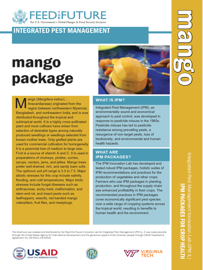 Mango IPM Package | PDF | Pest (Organism) | Pesticide