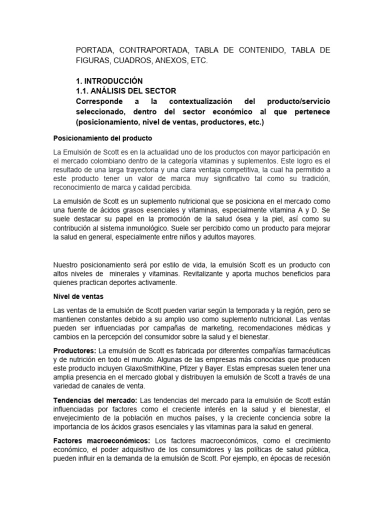 Emulsion de Scott | PDF | Marketing | Producto (Negocio)