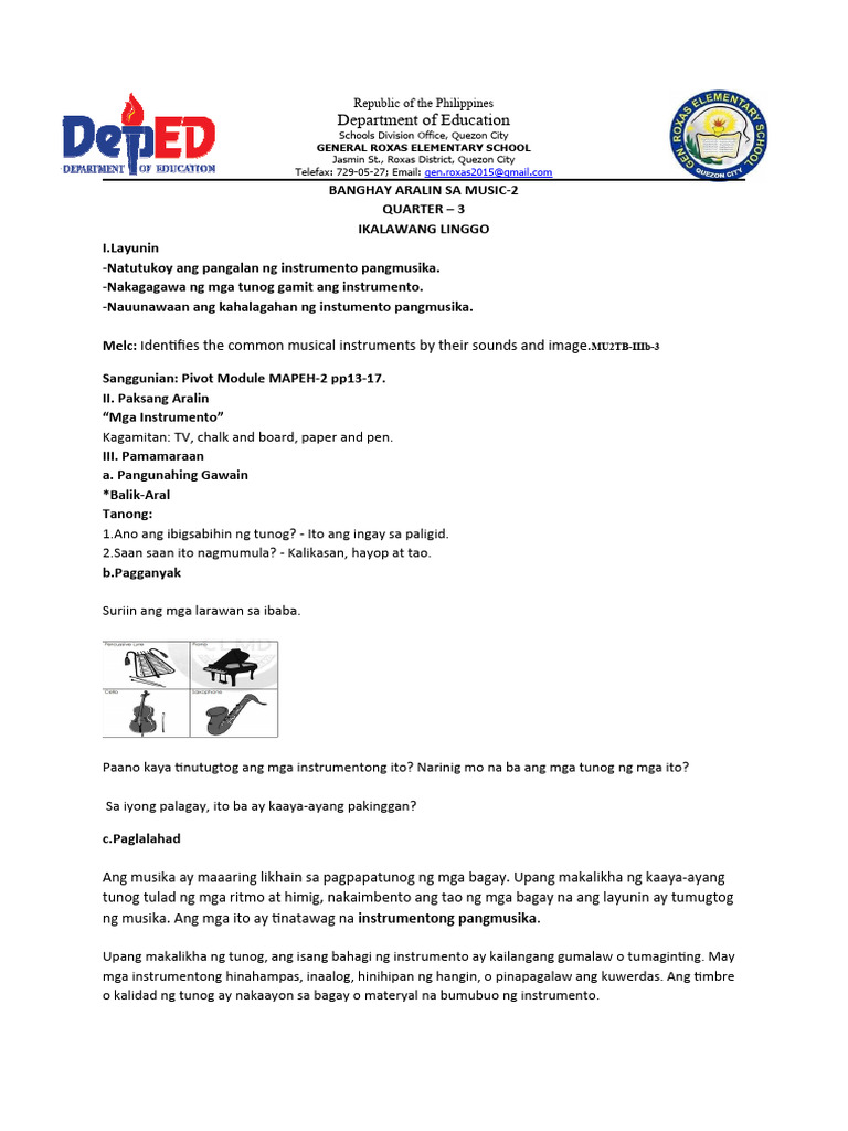 Music2 lp2 Q3 | PDF