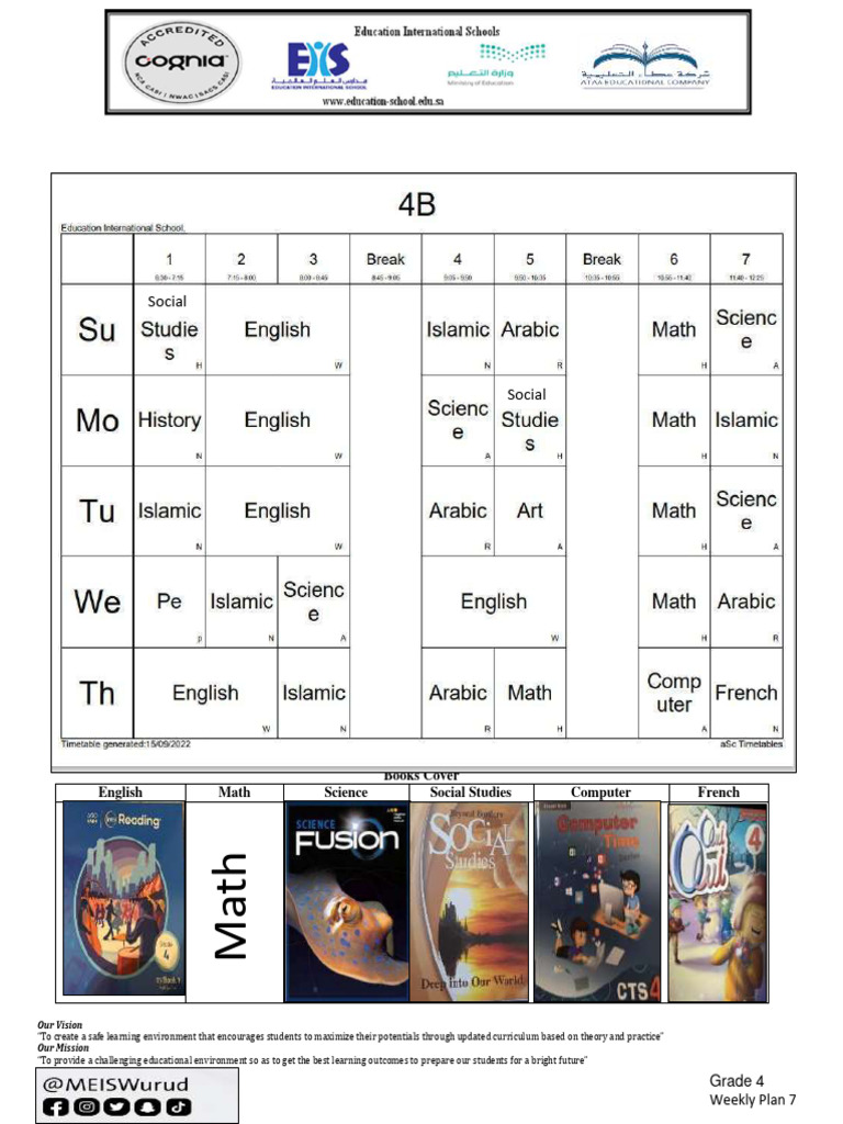 Social: Books Cover English Math Science Social Studies Computer French ...