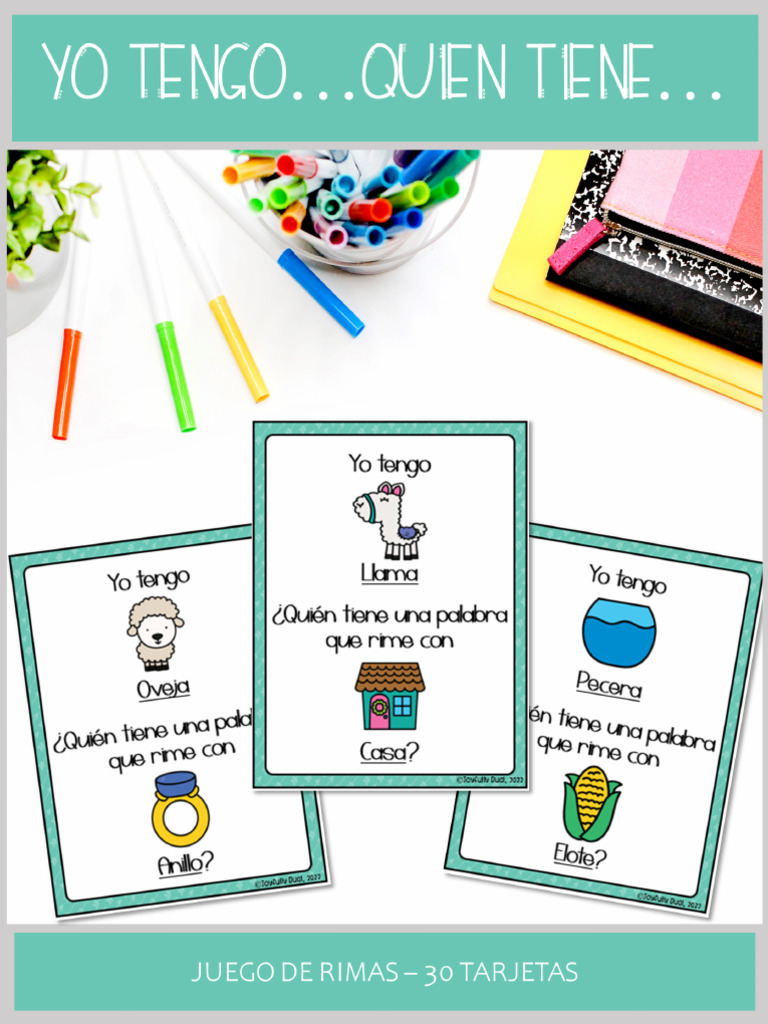 juego-de-rimas-gratis-yo-tengo-quien-tiene | PDF