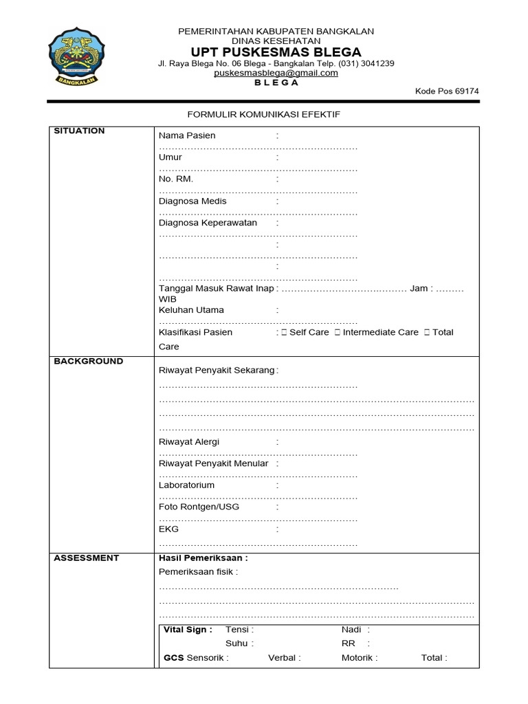 5.3.2.1 Format Timbang Terima Sbar 2 | PDF