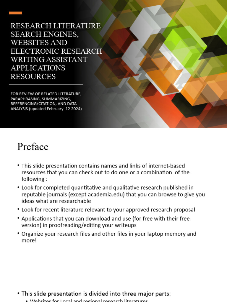 Research Websites For Students - Upd8d 02 - 24 | PDF | Libraries | Academia