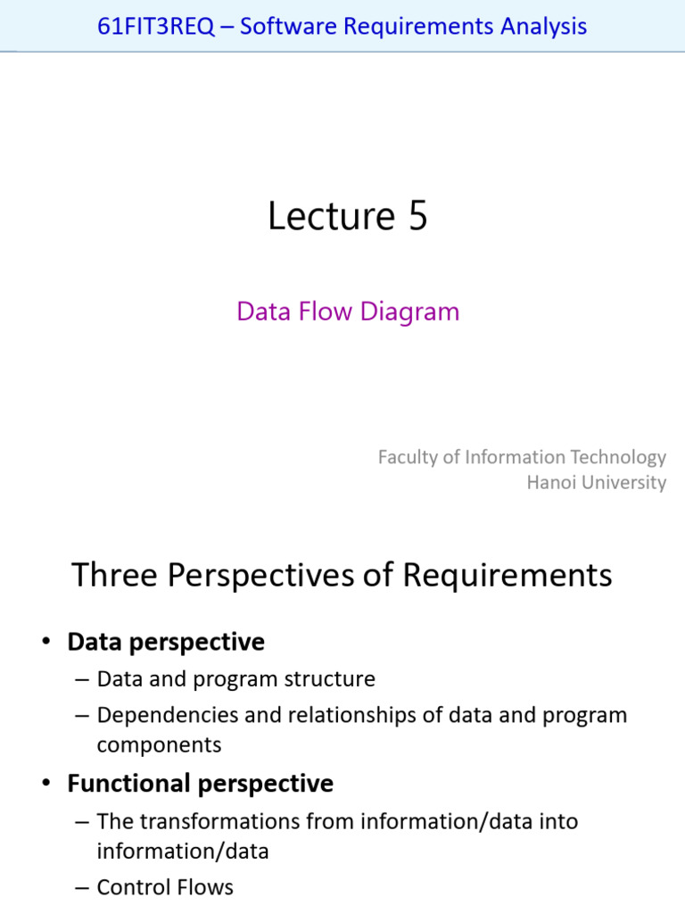 REQ - Lecture 5 | PDF | Computing | Information Technology