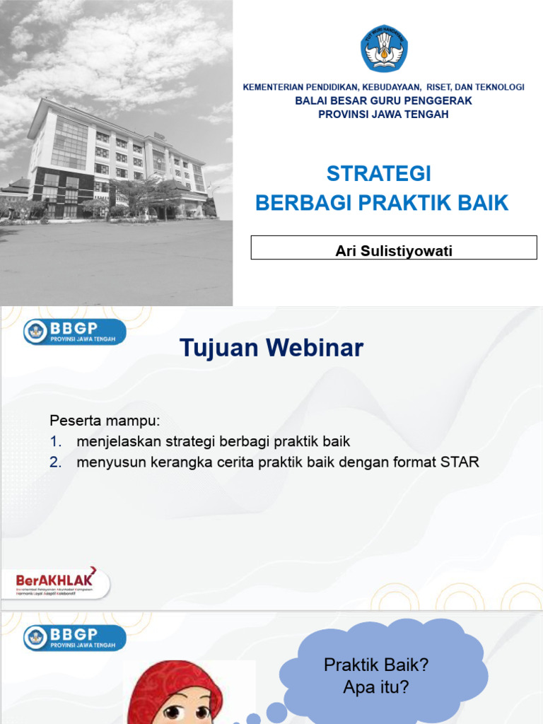 Strategi Berbagi Praktik Baik | PDF