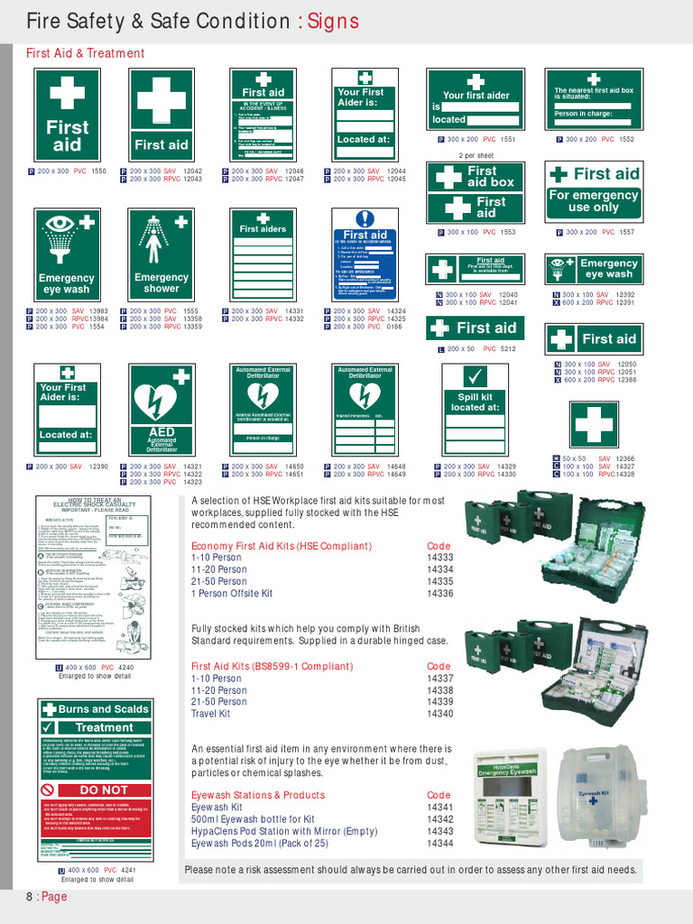 SCAN-Safety-Signs-Catalogue-2014 10 | PDF | First Aid | Breathing