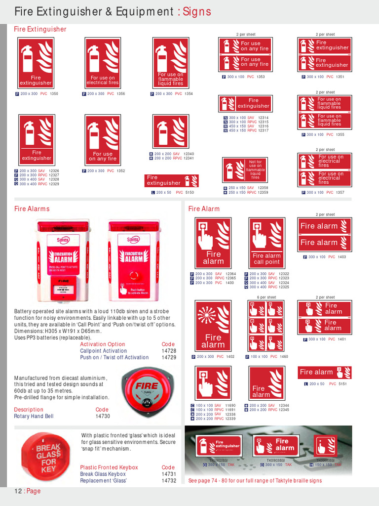 SCAN-Safety-Signs-Catalogue-2014 14 | PDF | Hazards | Equipment