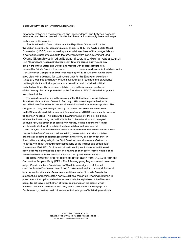 Asprise OCR Result - Sage - Page-0008.jpg | PDF | Ghana | Political Science