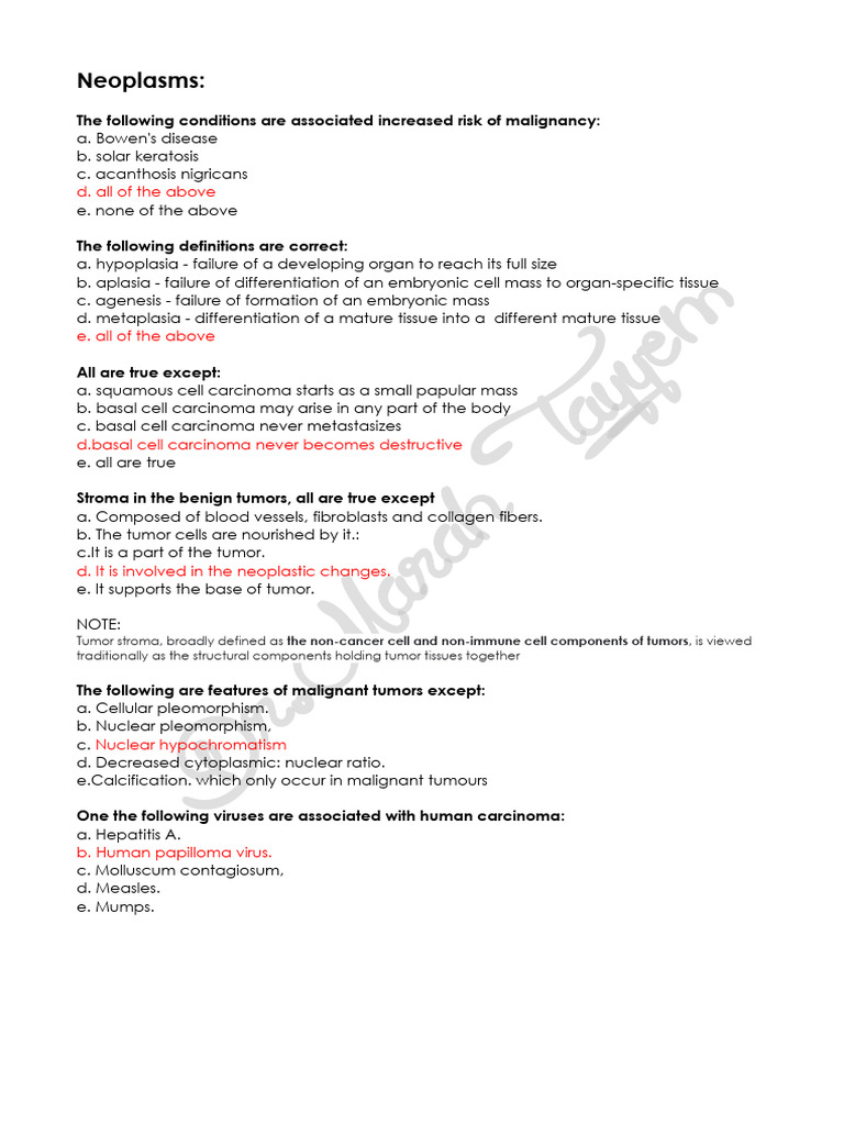 Neoplasms | PDF | Neoplasms | Cancer