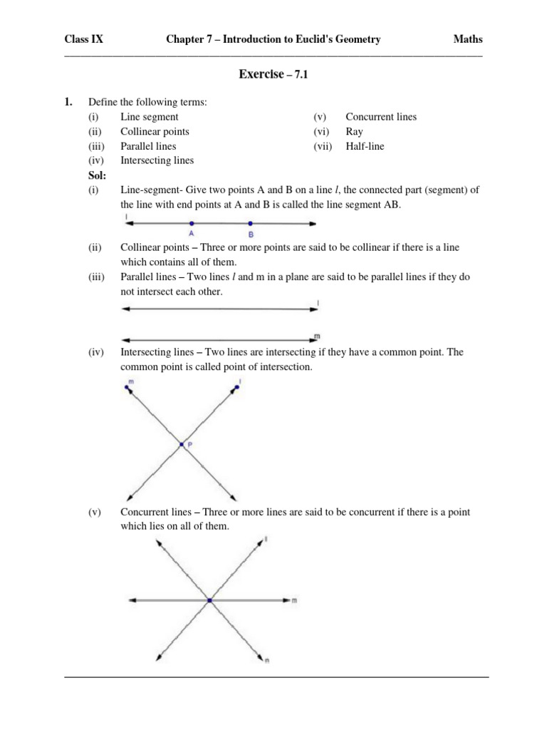 Chapter 7 Introduction To Euclid&Quotes | PDF | Line (Geometry ... Chapter 7 Introduction To Euclid&Quotes | PDF | Line (Geometry ...