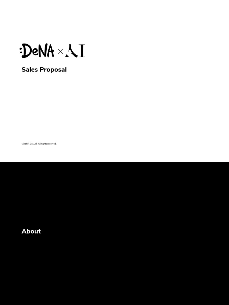 DeNA×AI Sales Proposal | PDF