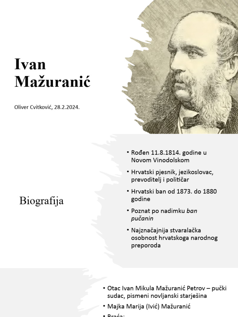 Ivan Mažuranić | PDF