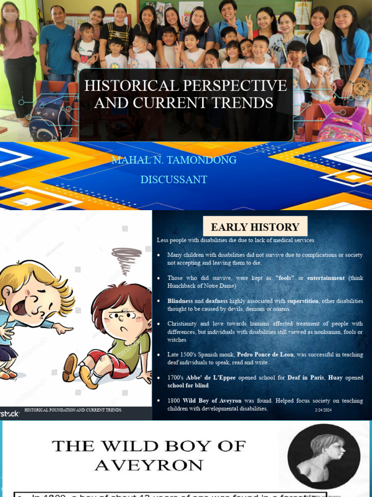 Historical Perspective and Current Trends | PDF | Special Education | Disability
