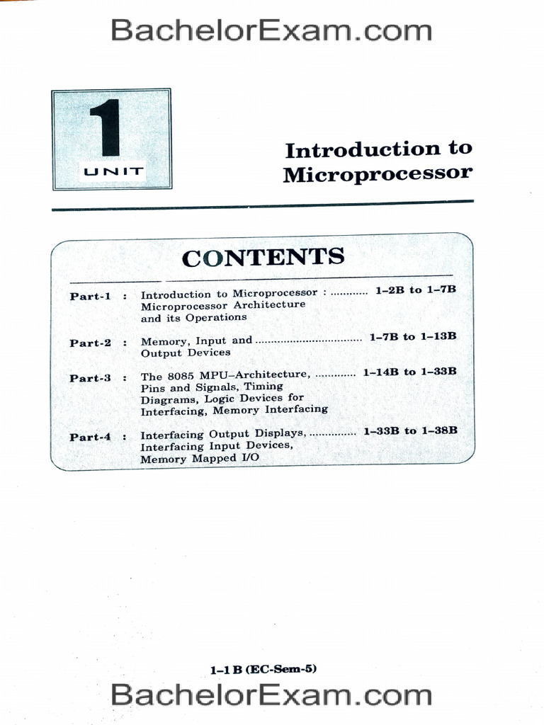 Microprocessor & Microcontroller Full PDF | PDF